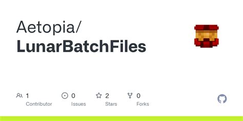 GitHub Aetopia LunarBatchFiles