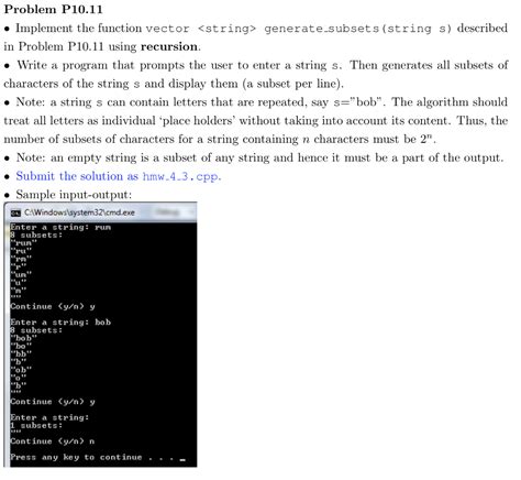 Solved Exercise P1011 Implement A Function Vector