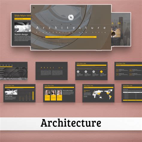 Architecture PPT Template MasterBundles