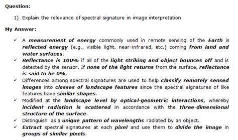[solved] spectral signatures explain the relevance of spectral