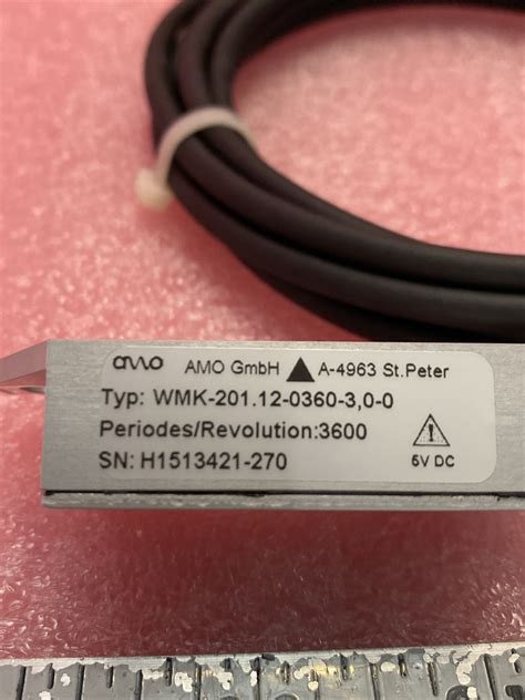 Amo Gmbh Encoder A 4963 Type Wmk 201 12 0360 3 0 0 Ebay