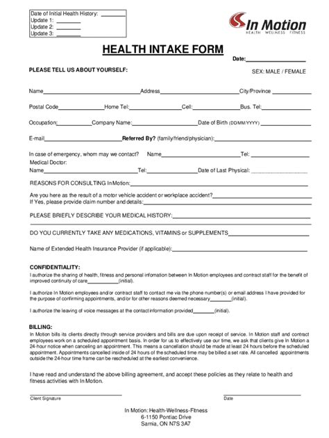 Fillable Online Shape Initial Client Form Fax Email Print Pdffiller