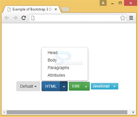 Bootstrap Dropdowns