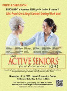 Senior Living Expo Hawaiis Active Seniors Expo Expo Hawaii