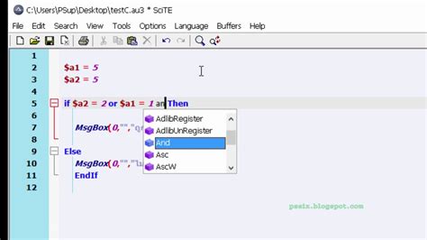 autoit basic 13 การใช้คำสั่ง if ตรวจสอบหลายเงื่อนไขพร้อมกัน youtube