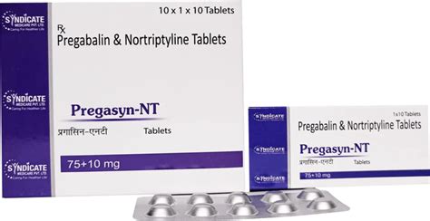 Pregasyn Nt Pregabalin Notripylin Tablets At ₹ 2100 Box Nervite In New Delhi Id 2853234823973
