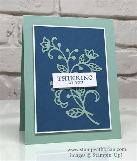 Thinking Of You With Flourish Thinlits Stamp With Brian