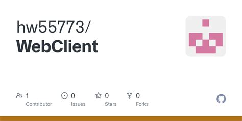 GitHub Hw WebClient