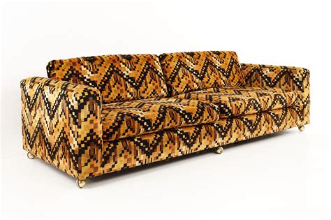 Jack Lenor Larsen Style Mid Century Sofa