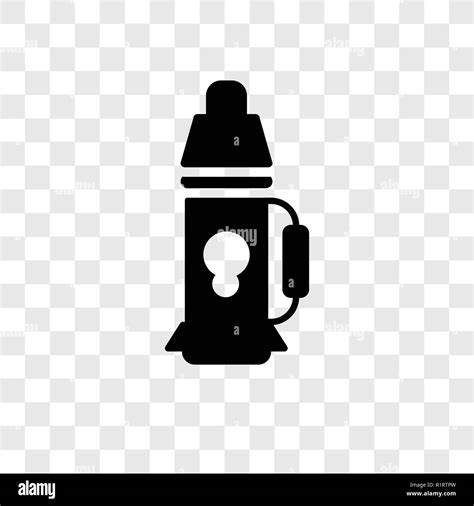 Flask Vector Icon Isolated On Transparent Background Flask Transparency Logo Concept Stock