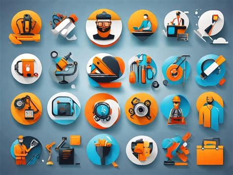 Versatile Vector Icons A Comprehensive Collection For Industries Professions And Activities