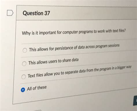 Solved Question 30 Which Is The Best Definition Of Tkinter