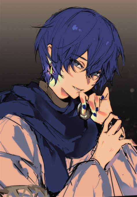 Kaito Vocaloid Drawn By Qktb Danbooru