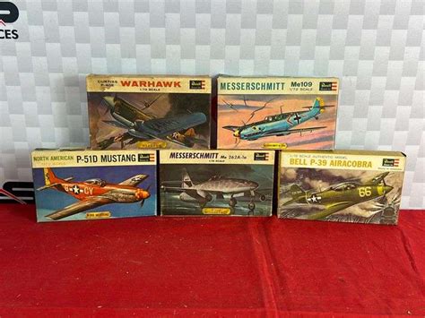 5 Revell Model Planes Res Auction Services