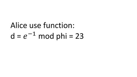 Rsa Algorithm Ppt