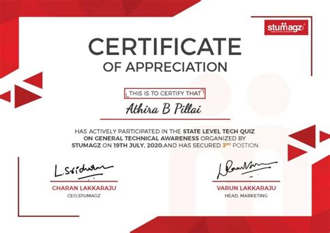 Athira B Pillai On Linkedin Had A Nice Experience To Be A Part Of The State Level Tech Quiz