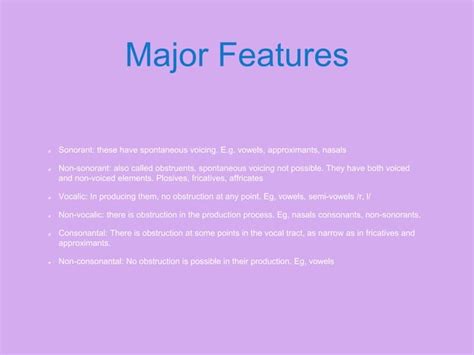 distinctive features of english phonemes pptx ear nose and throat