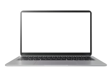 Premium Photo Laptop With Blank Screen Or Mock Up Computer For Apply Screen Display On Web And App
