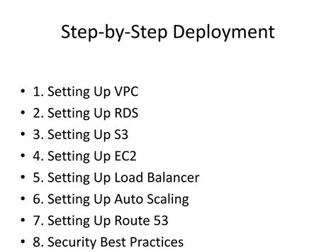 scalable web app deployment awsclod pptx