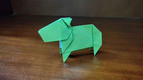 Origami Capybara Easy How To Make Origami Capybara Easy Easy Origami Youtube