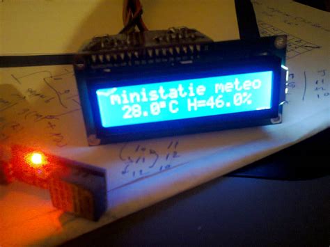 Ministatie Meteo Cu Senzorul Dht11 Si Arduino Electrodb Ro