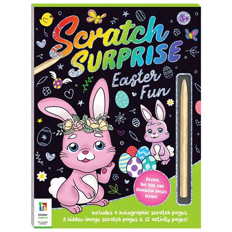 Scratch Surprise Easter Fun Scratch And Etch Art Colouring And Activity