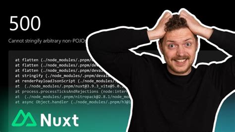 Alexander Lichter On Linkedin Class Serialization With Ssr In Nuxt No More Pojo Error Messages