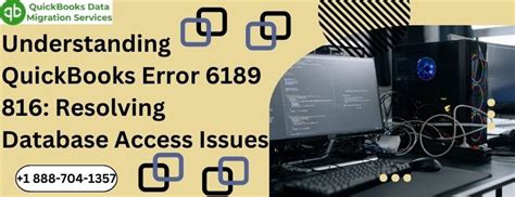 Understanding Quickbooks Error 6189 816 Resolving Database Access Issues Thebarbecueking Medium