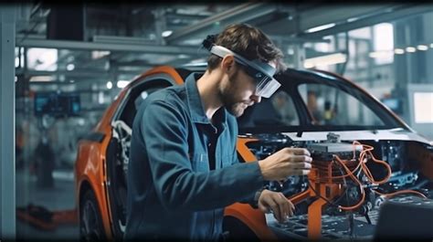 Premium Photo Using Augmented Reality Headsets 3d Vfx Software For Development And Generative