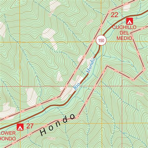 Arroyo Seco Nm Fstopo Map By Us Forest Service Topo Avenza Maps