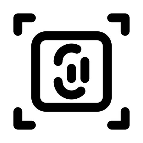 Scan Of User Interface Outline Icon Set 22526024 Vector Art At Vecteezy