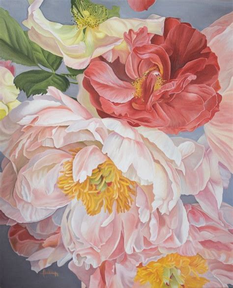 Купити картину «Спокій з квітами олійними фарбами на полотні в стилі