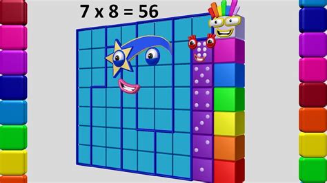 Numberblocks Six Times Tables Numberblocks The Rest O