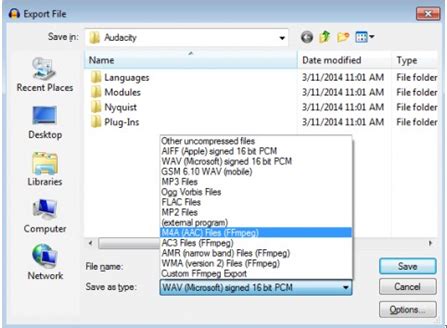 How To Export Audacity AAC To ITunes