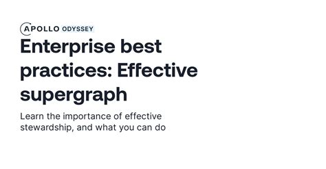 Effective Stewardship Graphql Tutorials Effective Stewardship Graphql Tutorials