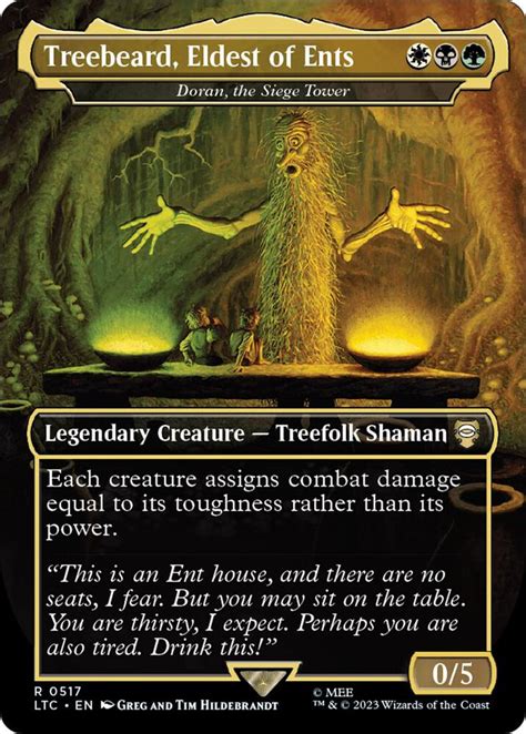 Treebeard Eldest Of Ents Doran The Siege Tower Borderless