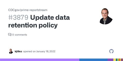update data retention policy · issue 3879 · cdcgov prime reportstream