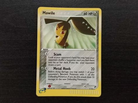 Pokemon Mawile 9 100 Ex Sandstorm Holo Rare Hobbies And Toys Toys