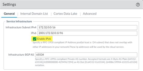 Enable And Configure IPv Networking And IP Pools In Your Prisma Access Infrastructure