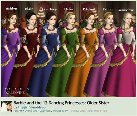 Barbie 12 Dancing Princesses Dolls Collection Barbie And The Twelve