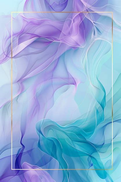 Premium Photo Serene Purple And Blue Abstract Flowing Lines