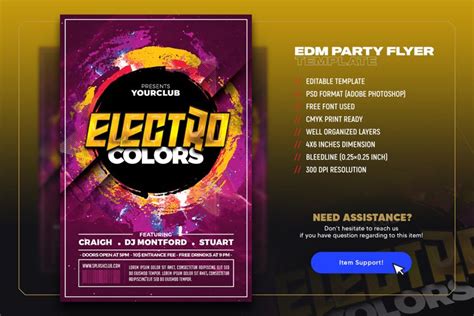 Night Club Party Edm Flyer 2697744