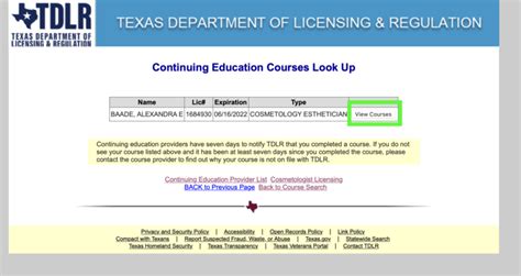 How To Confirm That Your License Number Was Reported To The Tdlr