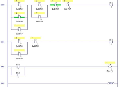 plc program to simulate gate array logic