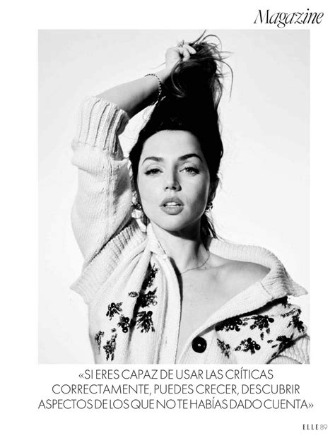 Ana De Armas On The Cover Of Elle Magazine Bootymotiontv