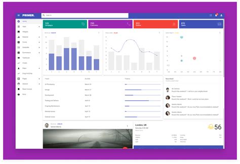 Primer Angular And React Material Design Admin Template