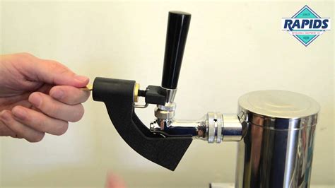 How To Use a Draft Beer Faucet Lock - YouTube