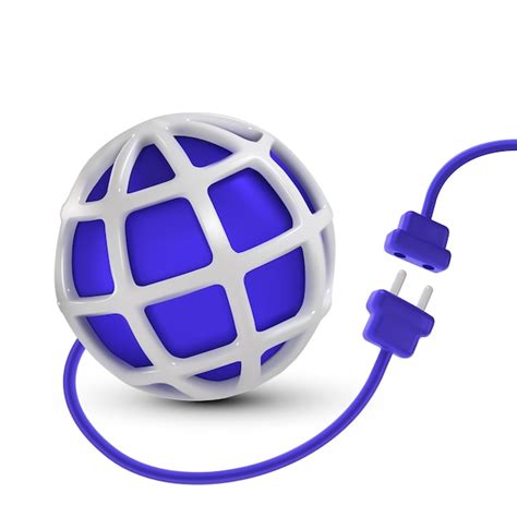 Premium Vector Internet Connection Disconnect Global Connectivity Concept With 3d Globe