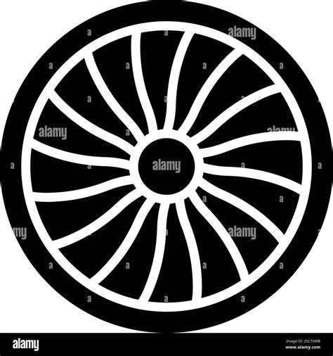 Turbine Vector Icon Design Illustration Stock Vector Image And Art Alamy