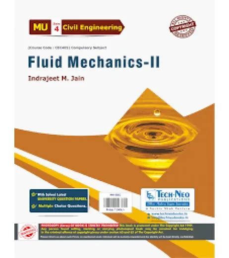 Buy Fluid Mechanics II Sem 4 Civil Engg TechNeo Books Online From BabeChamp